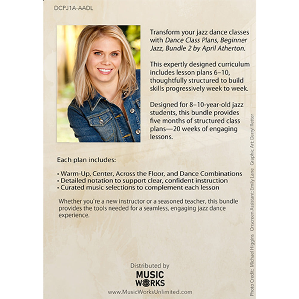 Dance Class Plans – Beginner Jazz Bundle 1 (Digital Download) by April