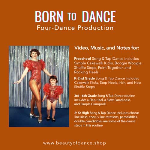 Born To Dance Tap Production Bundle | 4-Level Medley
