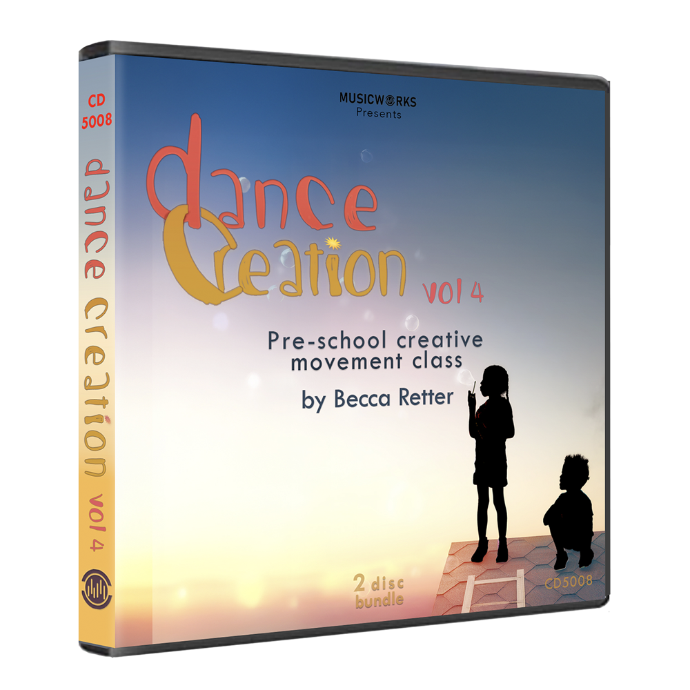 Dance Creation Vol. 4 – Preschool Creative Movement Ages 2–5 (CD Bundle ...